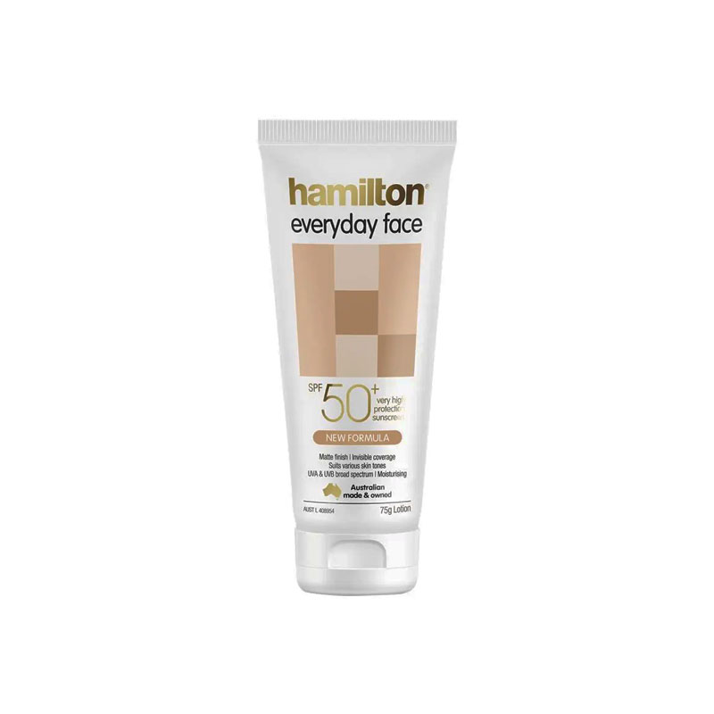 Hamilton SPF 50+ Everyday Face Cream 75g - Ausbdmart